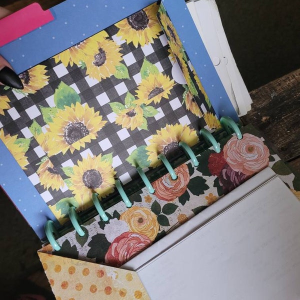 9 Hole CLASSIC Sized Pocket Folders for Happy Planner Planner Insert ...