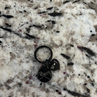 Personalized QR Code Keychain, Custom Code Keychain, Engraved Music ...