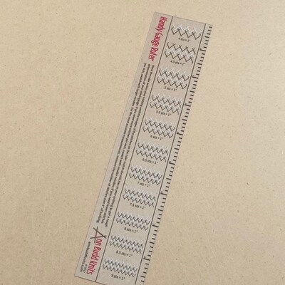 Ann Budd Knits stitch Gauge Ruler - Etsy
