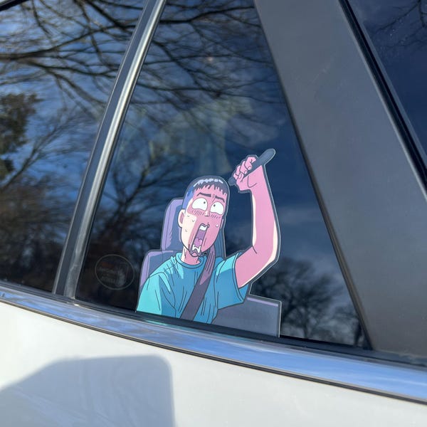 Initial D – Itsuki Takeuchi Peeker Sticker - Etsy