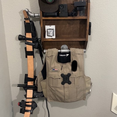 Compact Duty and Tactical Gear Rack With Usb/120v Power Strip - Etsy