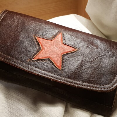 Star Wallet Pattern / Long Wallet Pattern / Leather Pattern / Wallet ...