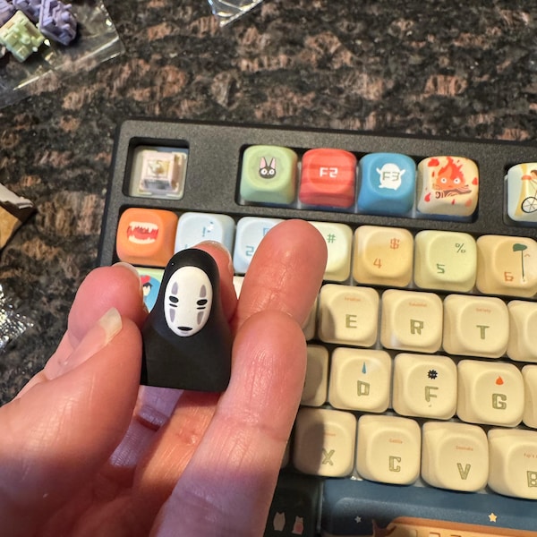 3D Pastel Keycap Set – 2 Handmade Keys for Mechanical Keyboard, Kawaii ...