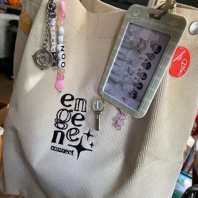 Enhypen Inspired Embroidered Tote Bag - Etsy