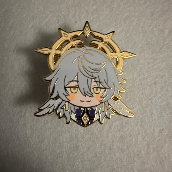 HSR Sunday and Robin Honkai Star Rail Hard Enamel Pin, Christmas Gift ...