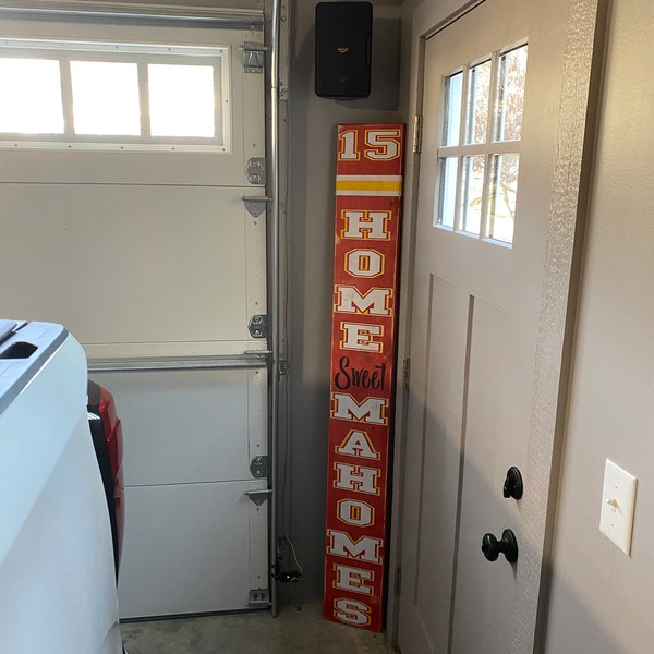 Chiefs Welcome 6ft Porch Sign | Chiefs Welcome Sign | Chiefs Porch ...