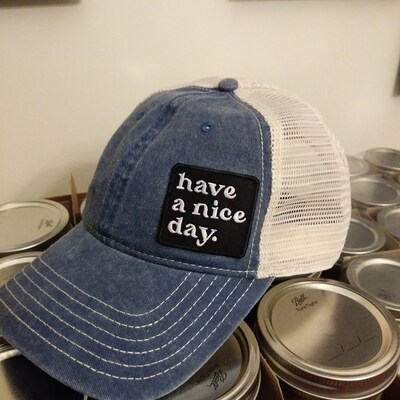 Have a Nice Day Embroidered Patch, Iron on Patch, Retro Patch, Patches ...