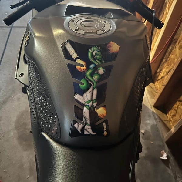 Skeleton Rider Universal 3D Tank Pad Sticker Decal for Motorcycle or ...