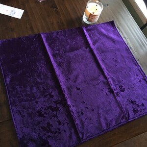 Velvet Tarot Cloth Altar Cloth Fully Lined 100% Dupioni Silk Lining ...