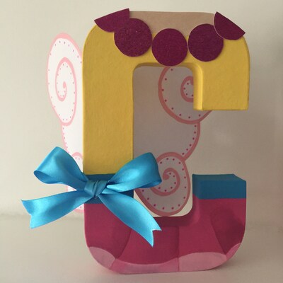 Fancy Nancy Inspired Letters /fancy Nancy Birthday Party/fancy Nancy ...