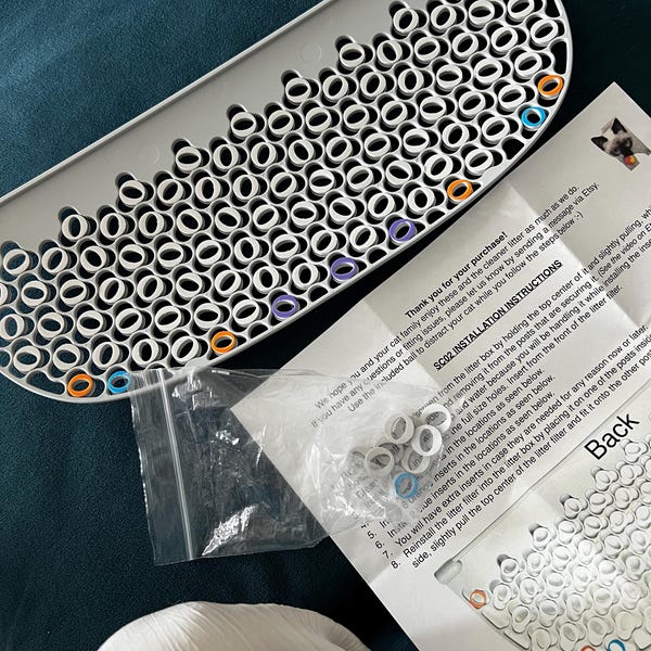 Inserts for Meowant Self Cleaning Litter Box Screen (SC01 or SC02) | to Sift Small Clumps | Read ...