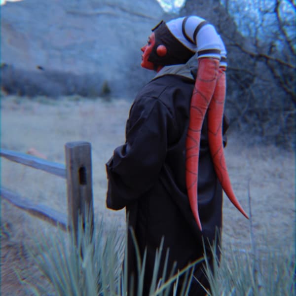 Twi'lek Latex Lekku 35.5” Curvy Headtails Prop Replica Star Wars ...