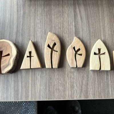 3 Crosses Curved for That Ideal Spot at Easter - Etsy