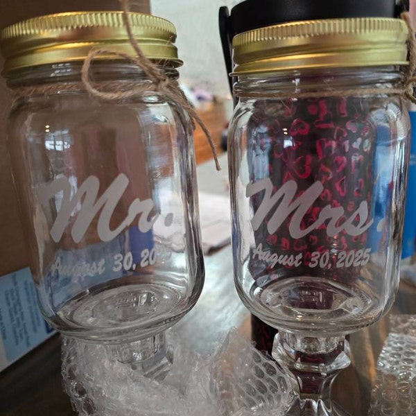 Unity Jars, Custom Unity Mason Jars, Sand Ceremony, Mason Jar Wedding ...