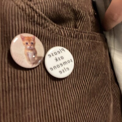 El Gato Meme One Inch Button Badge - Etsy Canada
