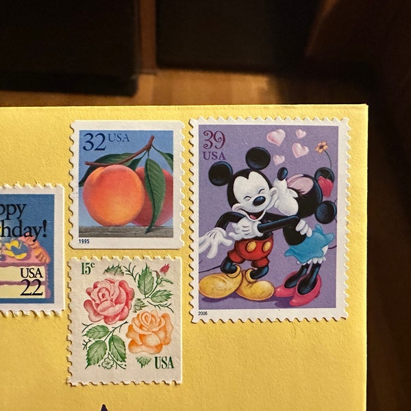 Red Bird Unused Postage Stamp for Wedding Invitations and Mail ...