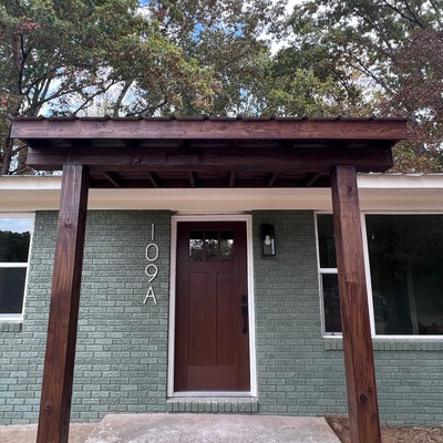 THIN MODERN White House Numbers, 8 Inch, 12 Inch, Front Door Numbers - Etsy