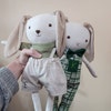 Bunny Sewing Pattern PDF Make 2 Types of Cloth Bunny Rabbit Doll ...