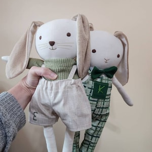 Bunny Sewing Pattern PDF Make 2 Types of Cloth Bunny Rabbit Doll ...