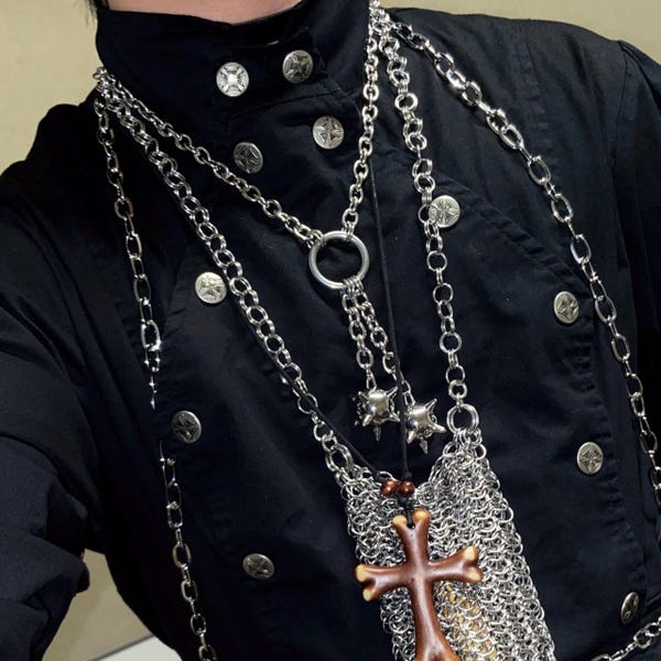 Spiked Medieval Bizantine Chain - Etsy