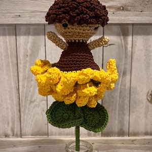 Reversible Sunflower Fairy Pattern, Amigurumi Pattern, Tutorial PDF ...