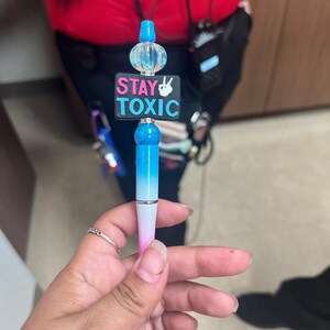 Handmade Custom Beaded Focal Pens, Refillable Beaded Ballpoint Pens - Etsy