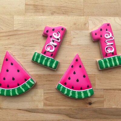 One First Birthday or Anniversary Cookie Cutter or Fondant Cutter and ...