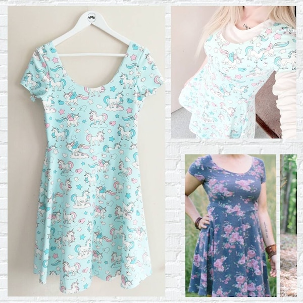 Stasia Dress and Tee Women's PDF Sewing Pattern - Etsy