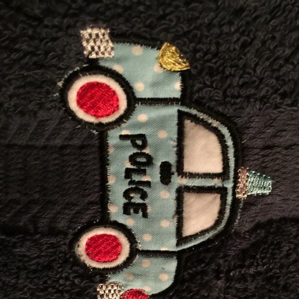Police Car Machine Embroidery Design - Etsy