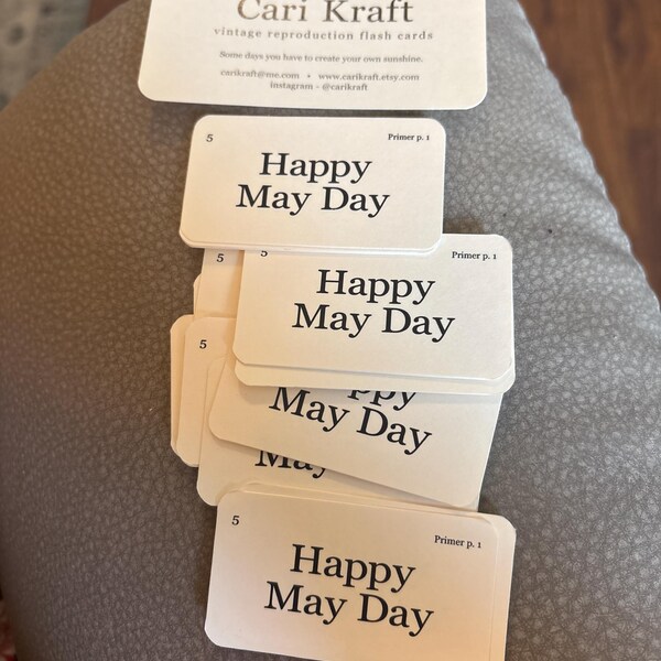 XL 4th of July/stars & Stripes Flash Cards - Set of 2 - Patriotic ...