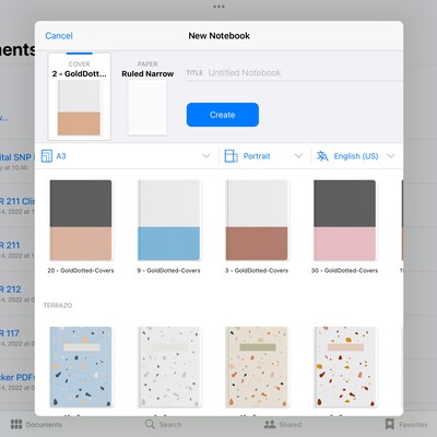 Digital Writing Paper, Digital Template Paper, Digital Note Taking ...