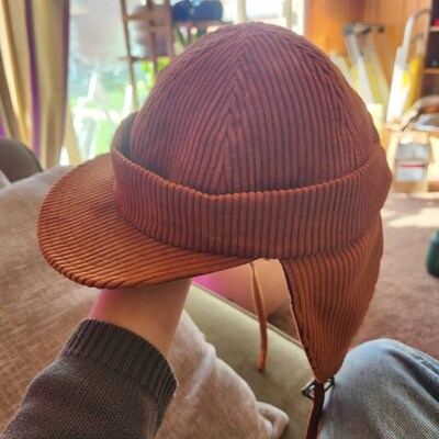 Handmade 5 Panel Cap With Short and Soft Flip up Brim. Custom Five ...