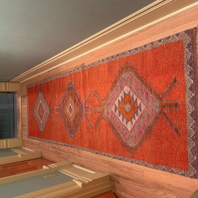 Oushak Rug, Turkish Rug, 6x12.7 Ft, Vintage Rug, Large Rug, Antique Rug ...