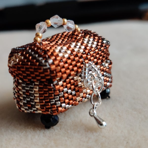 Beaded Box N.7, 3D Peyote Bead Pattern - Etsy