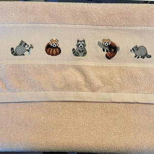 Raccoon Cross Stitch Pattern PDF Bundle Set of 4 Raccoon Patterns ...