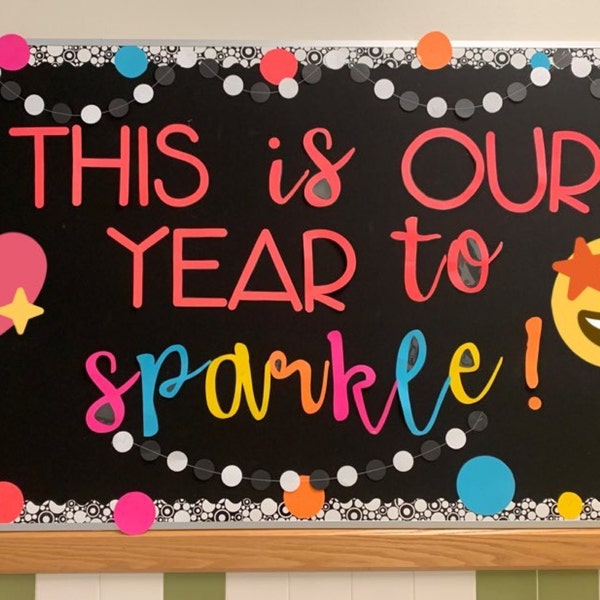 Teacher Ready Made Bulletin Board/your Year to Sparkle/elementary ...