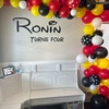 Turns One Decal Happy Birthday Party Backdrop Mickey Birthday Party ...