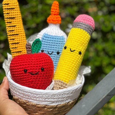 20 School Crochet Pattern Bundle EBOOK PDF Knotmonsters Amigurumi How ...