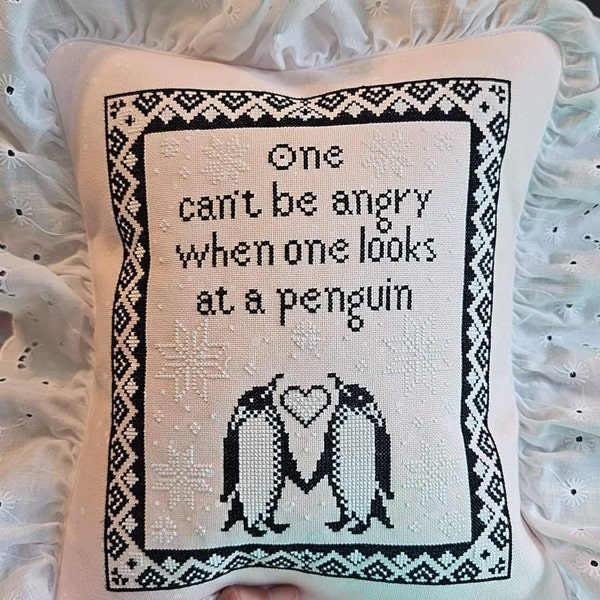 PLUM STREET SAMPLERS pink House Sampler Counted Cross Stitch Pattern ...