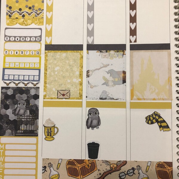 Yellow is Loyal - Hufflepuff - Wizarding World - Planner Stickers for ...