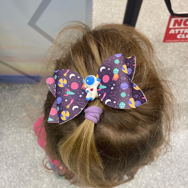 YELLOW EXCAVATOR DIGGER Glitter Bow, Black White Construction Vehicle ...