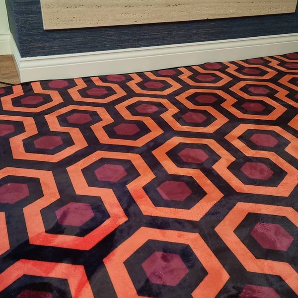 The Shining Overlook Hotel, Carpet Area Rug, the Shining Rug, Halloween ...