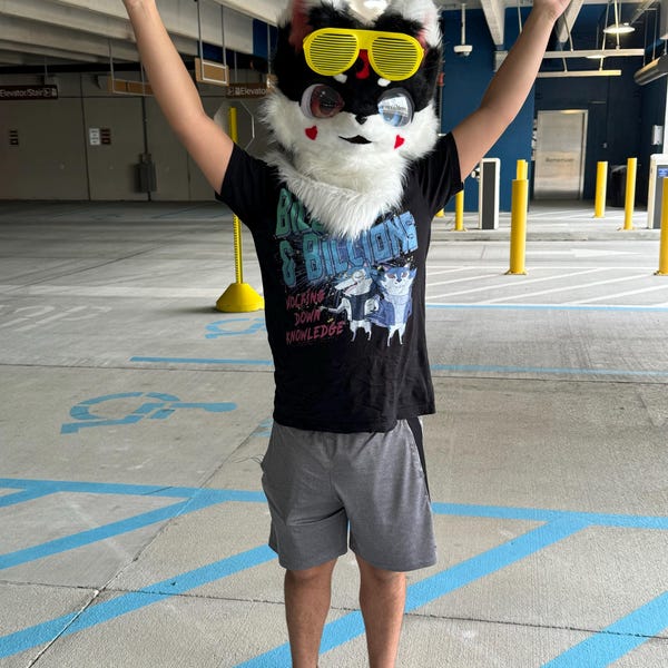 New Design Fursona Head Piece, Fursuit Furry Unique, Cosplay, Kemono ...