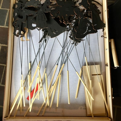 Skeleton, Shadow Theater, Papptts, Figurines, Movable Pappets, Pappet ...