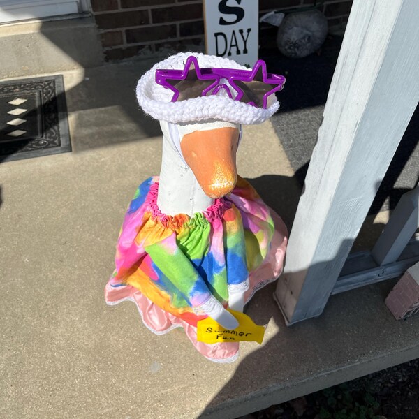 Best Dressed Goose Geese Clothes Outfit 25-27" LARGE Christmas Dress ...