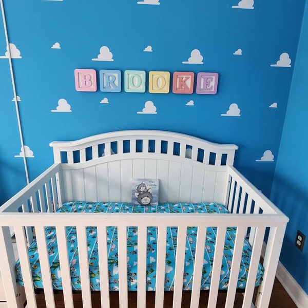 Toy Story Style Wooden Alphabet Blocks. Name Blocks. Personalised ...