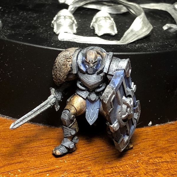 Male Genasi Cleric Mini 3D Print 6k Resin D&D, DND, TTG, RPG, Earth ...