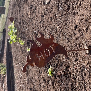 Garden Marker Metal Art Planter Box Signs Vegetables - Etsy