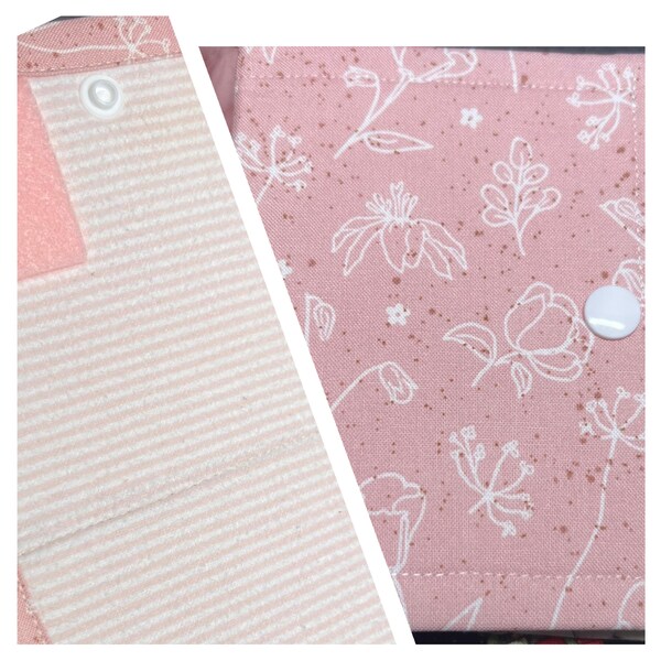 5" X 7" SHABBY Chic Flowers & Birds - Sidekick Notions Bag - Fully ...