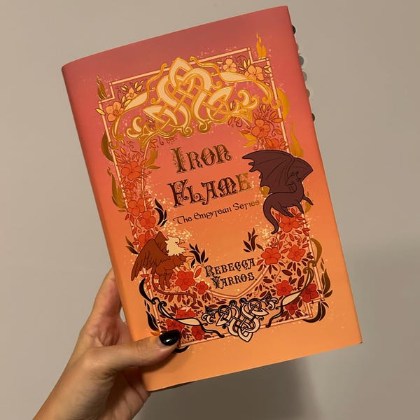 Iron Flame Blue Foil Dust Jacket - Etsy